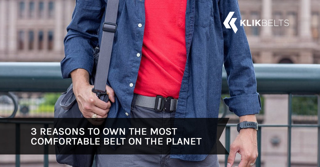 Heavy Duty Belts: 3 Reasons to Own the Most Comfortable Belt – Klik Belts